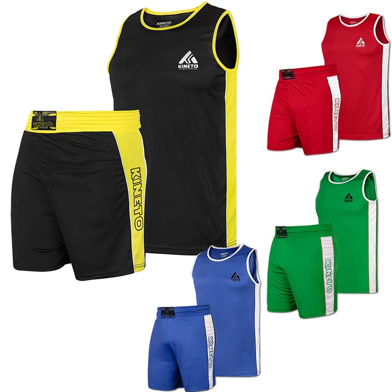 KINETO Kids Boxing Shorts and Vest - ZAHBRO Sports